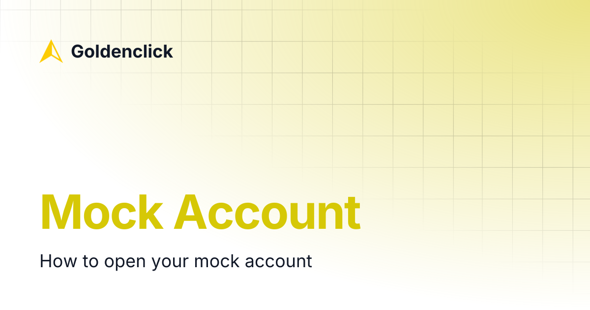 Mock Account | Goldenclick